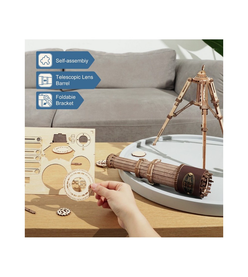 Mechanical Models, DIY. Monocular Telescope